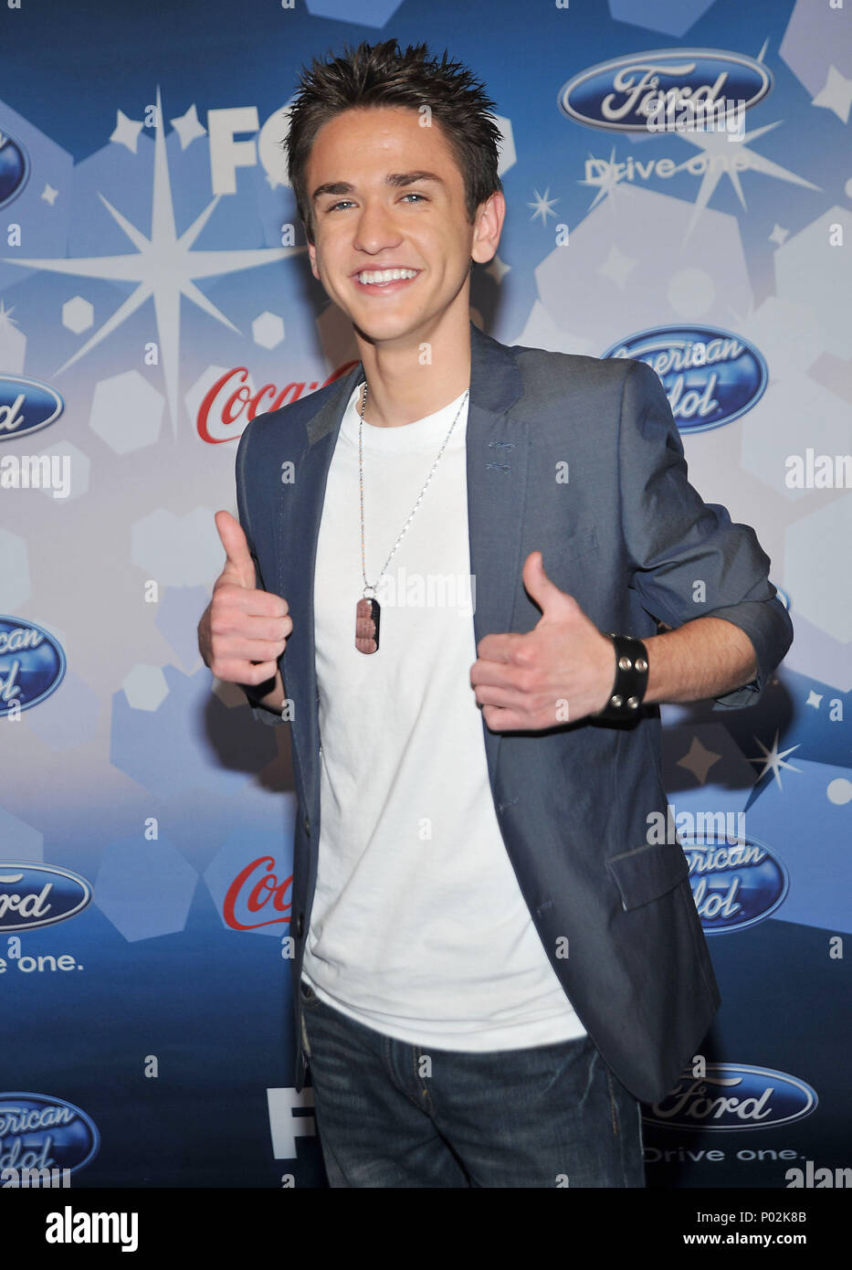 Aaron Kelly 77 - American Idol Top 12 Party at Industry Club in Los ...