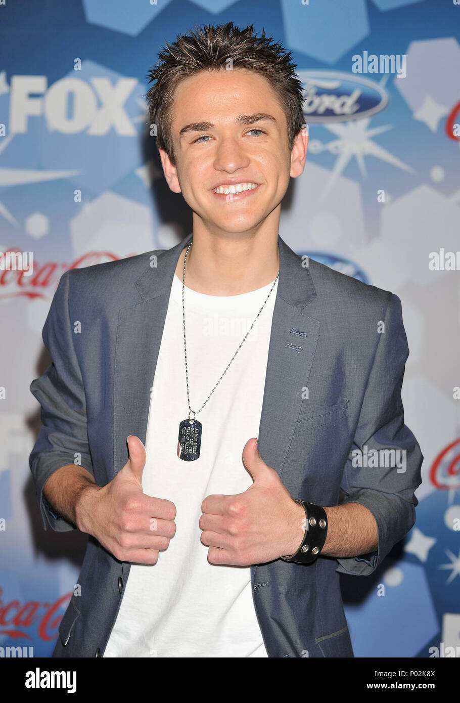 Aaron Kelly 78 - American Idol Top 12 Party at Industry Club in Los ...