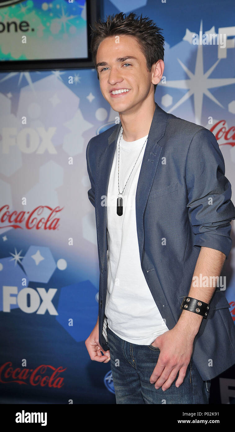 Aaron Kelly 79 - American Idol Top 12 Party at Industry Club in Los ...