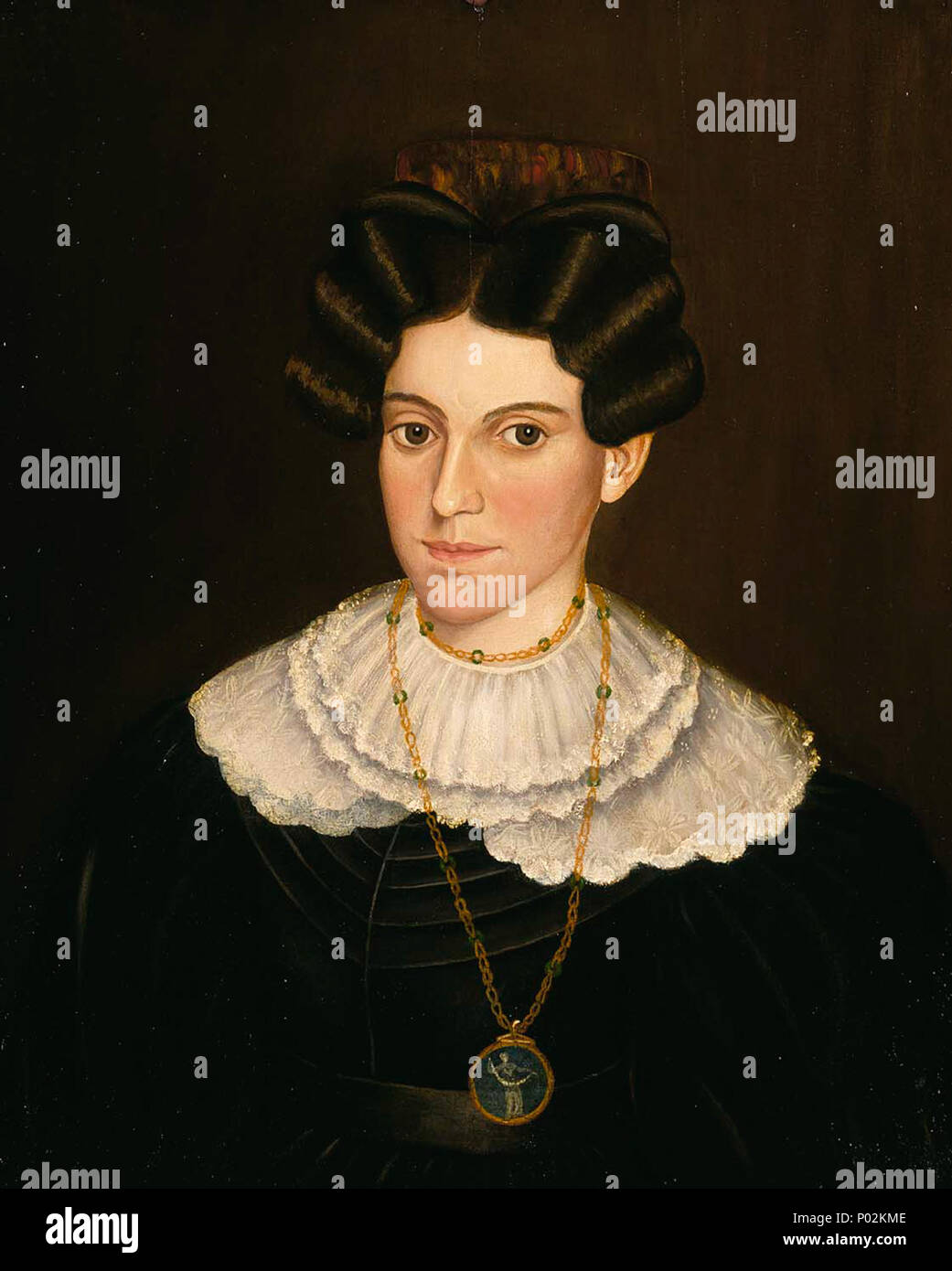 1840 dress woman hi-res stock photography and images - Alamy