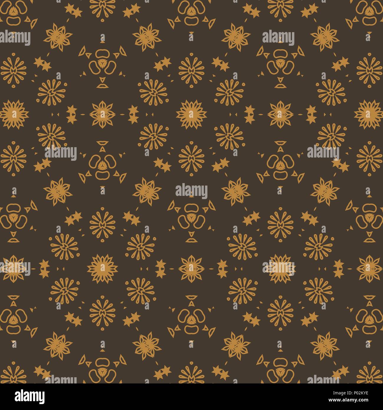 Constructive geometric pattern in shades of gold colors. Emotional ...