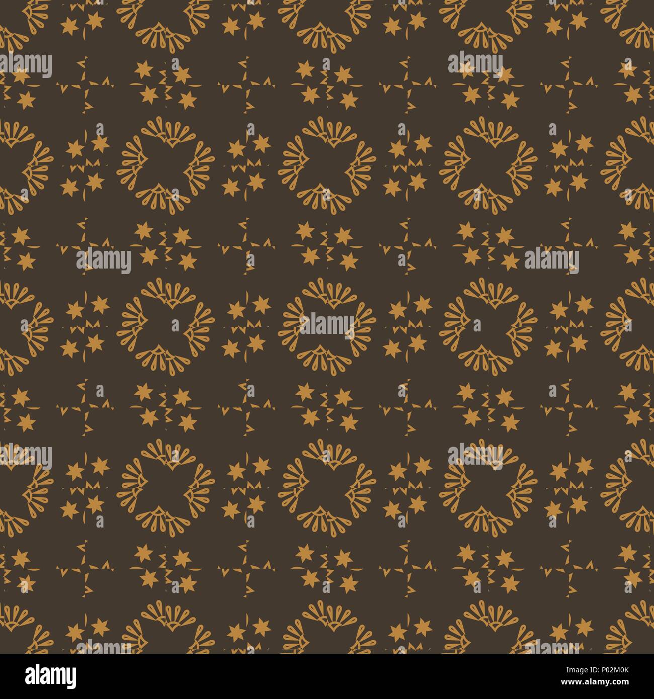 Constructive geometric pattern in shades of gold colors. Emotional ...
