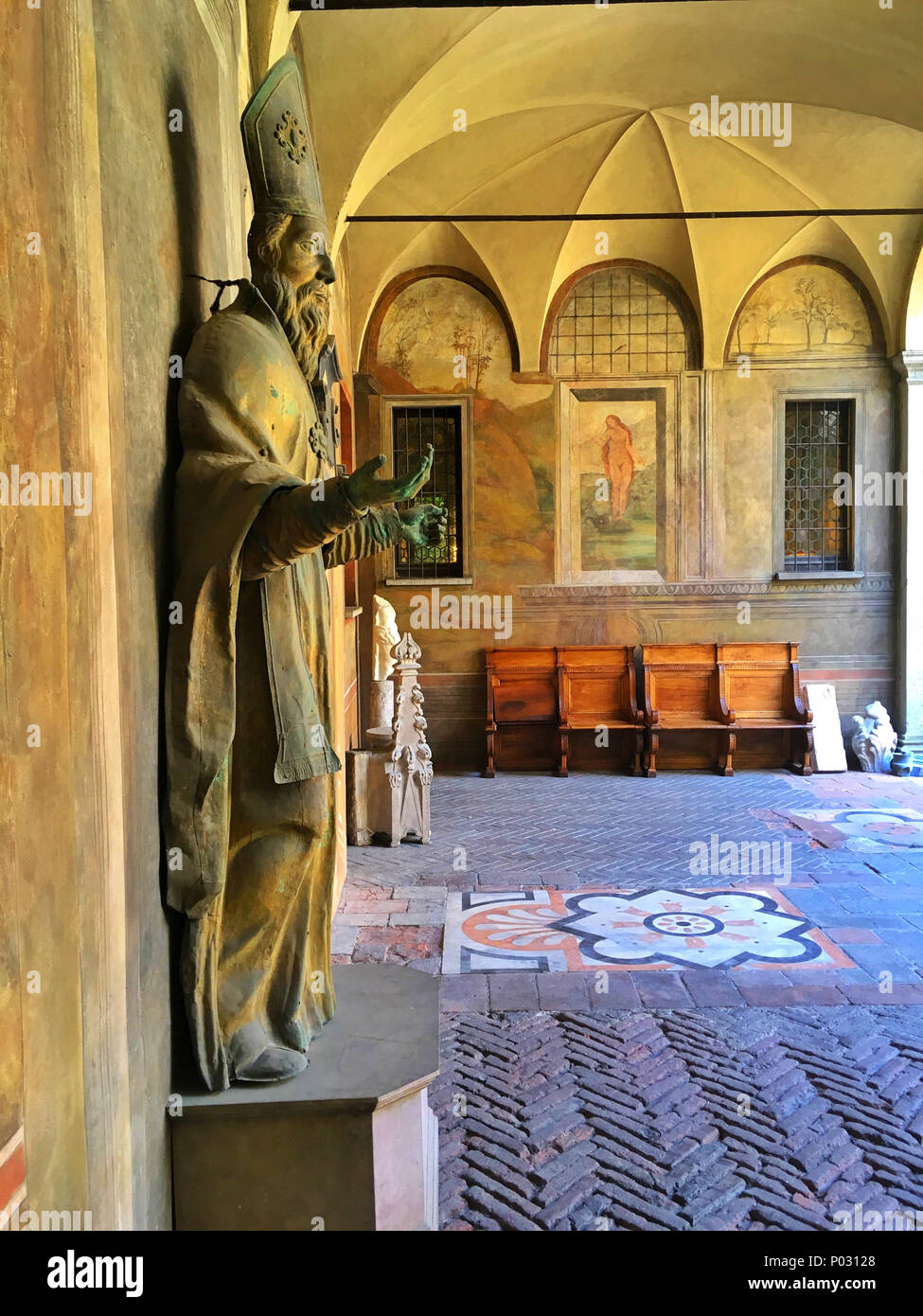 Milan,Italy - 7 May,2018: The Museo Vigna di Leonardo in Milan, across ...