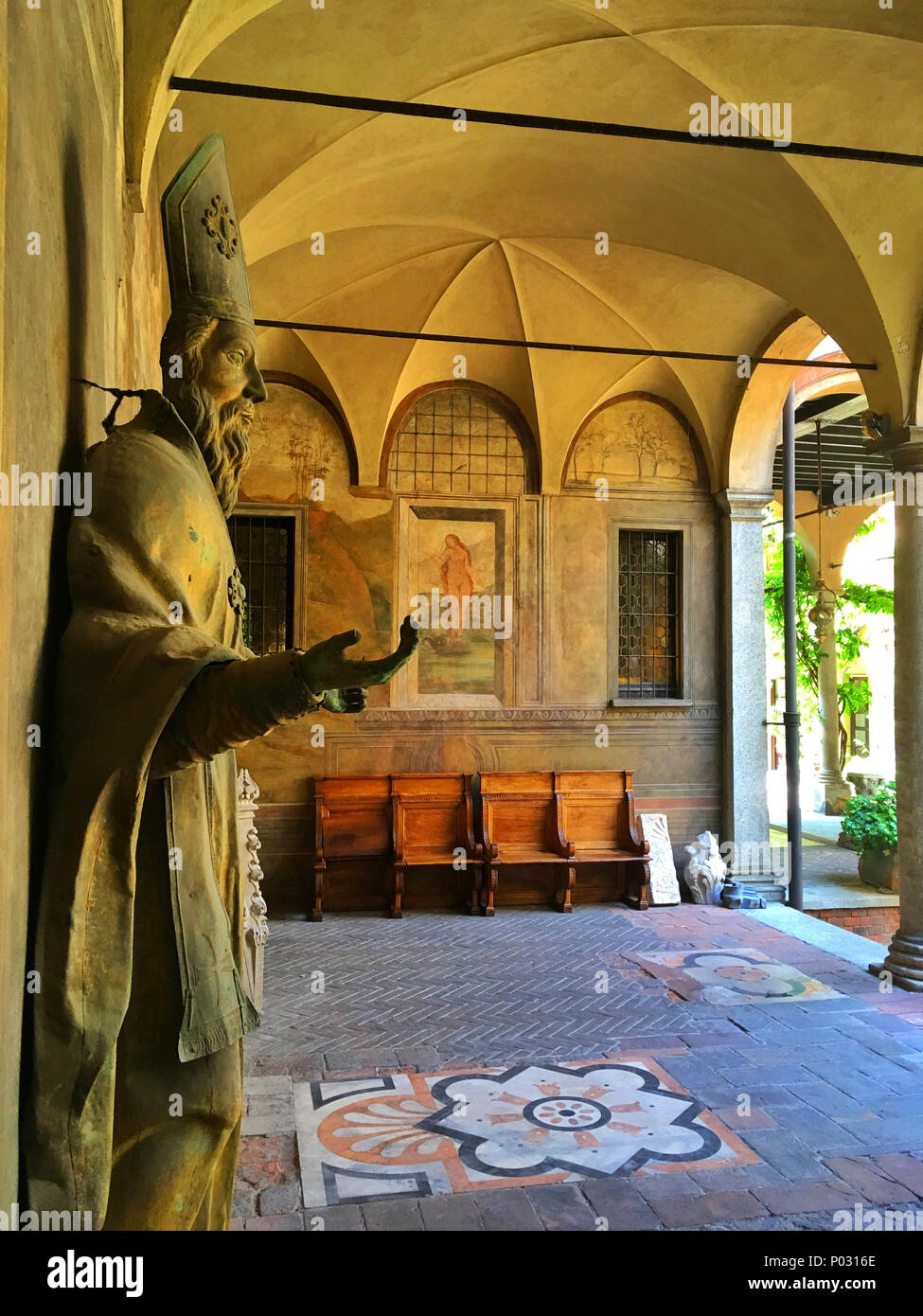 Milan,Italy - 7 May,2018: The Museo Vigna di Leonardo in Milan, across ...