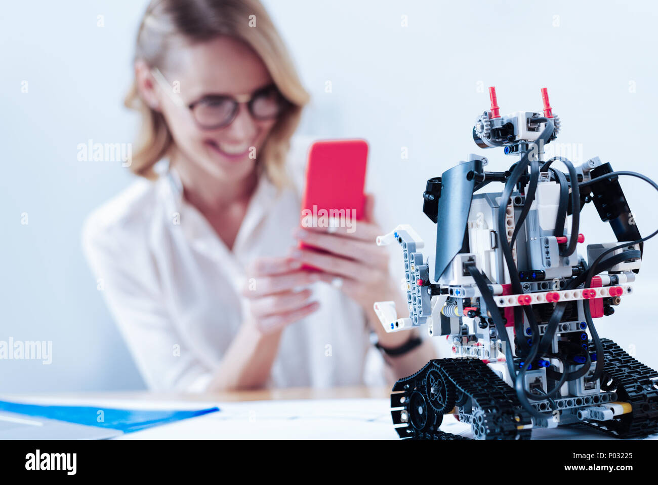 Selective focus of a modern robot Stock Photo - Alamy