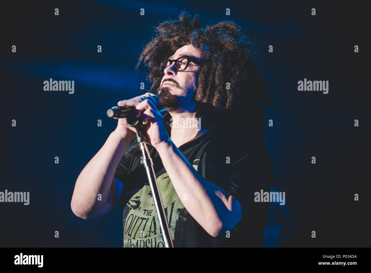 Italy, 2014 November 23rd: The American band Counting Crows performing ...