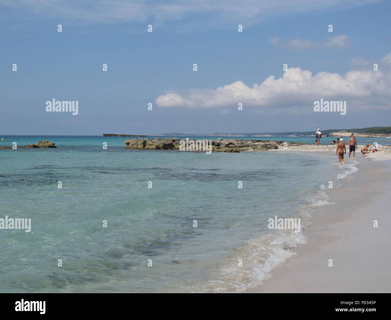 Minorca, Son Bou beach Stock Photo - Alamy