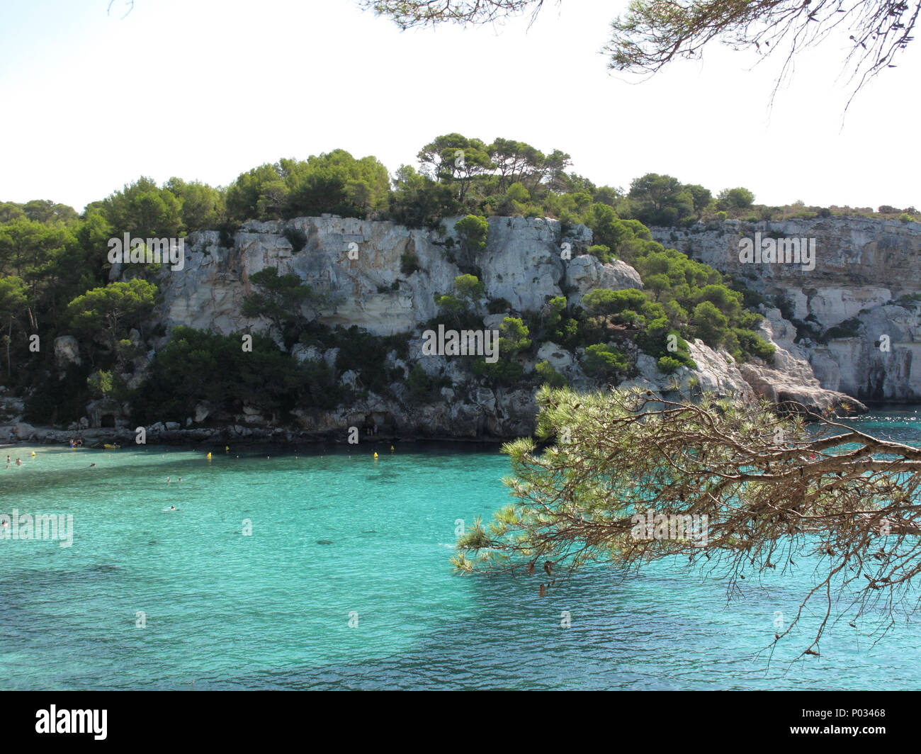 Minorca, Spain , Cala Macarella bay Stock Photo - Alamy
