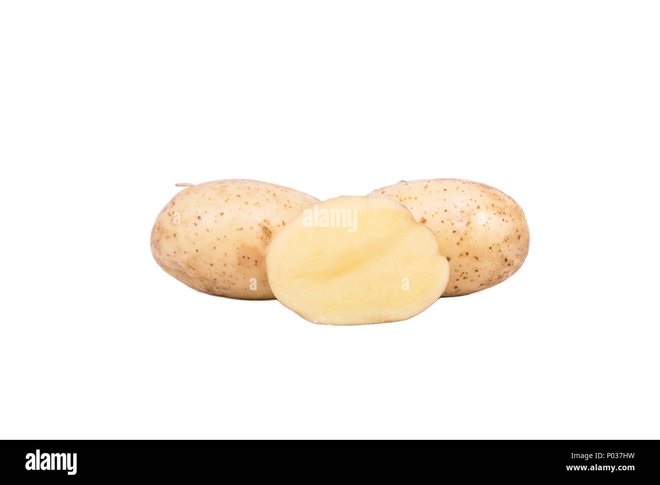 Raw potatoes cut in hi-res stock photography and images - Alamy
