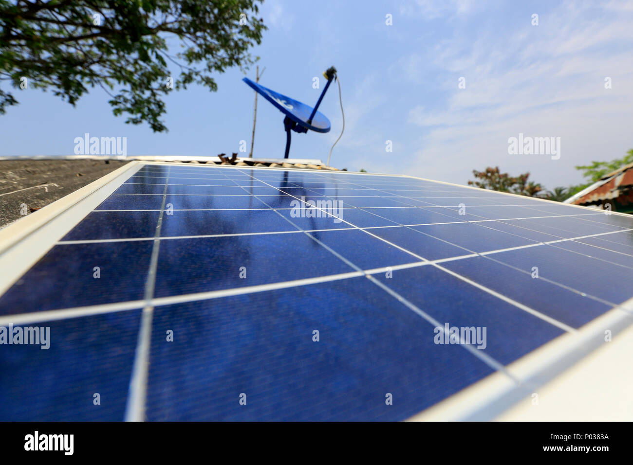 Solar is the only energy source of Gabura union in Shyamnagar Upajila ...