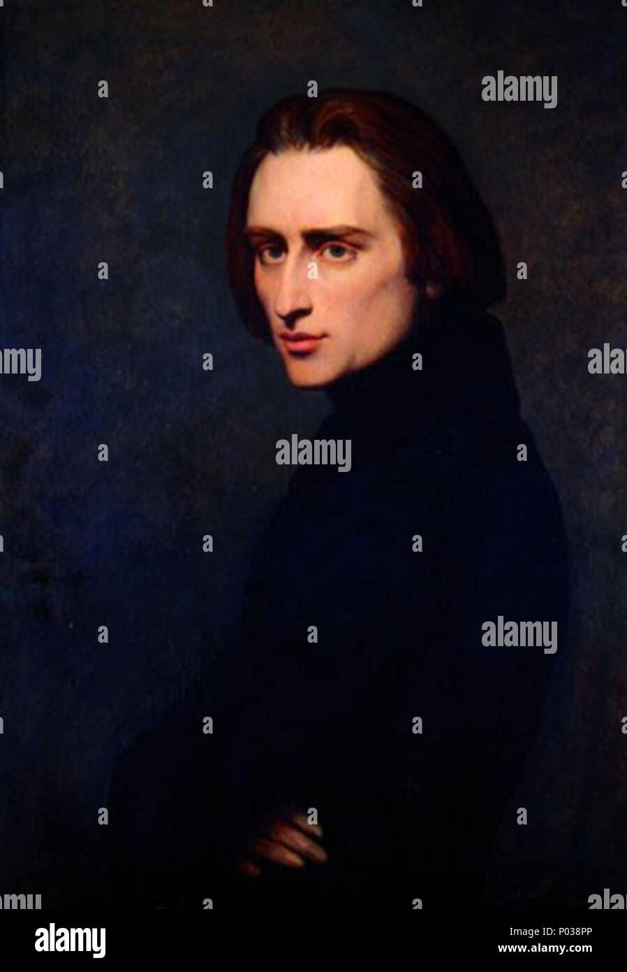 . Portrait of Franz Liszt (1811-1886) . 1837 20 Ary Scheffer - Franz ...