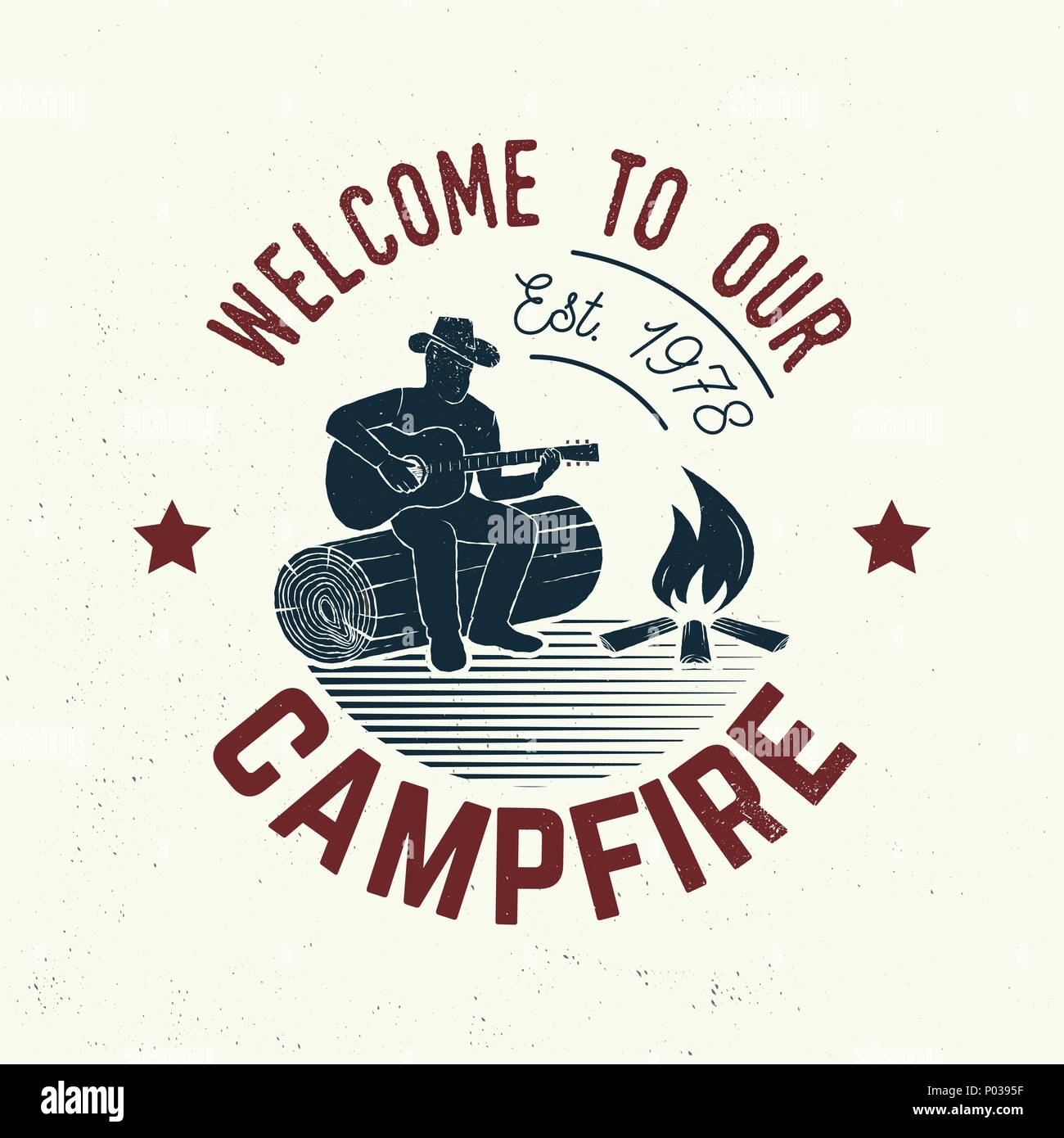 Campfire icon vector vectors hi-res stock photography and images - Alamy