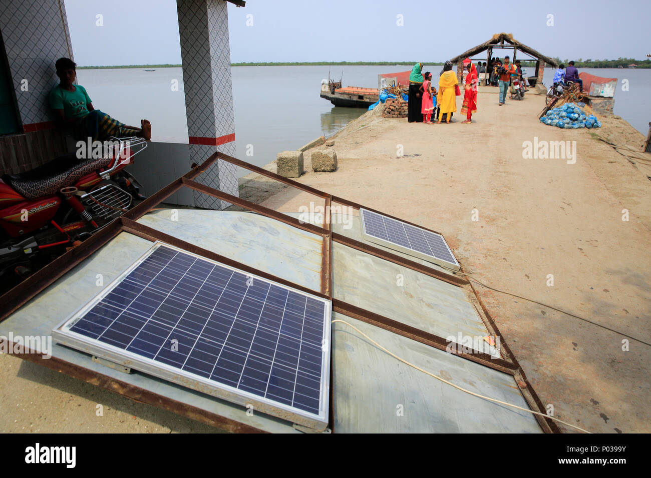 Solar is the only energy source of Gabura union in Shyamnagar Upajila ...