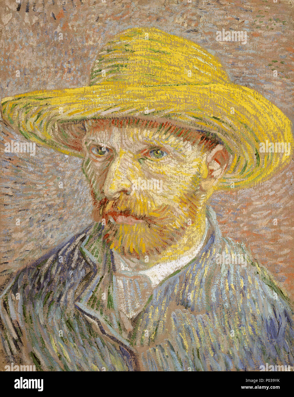 Autoportrait au chapeau de paille 1887 hi-res stock photography and ...