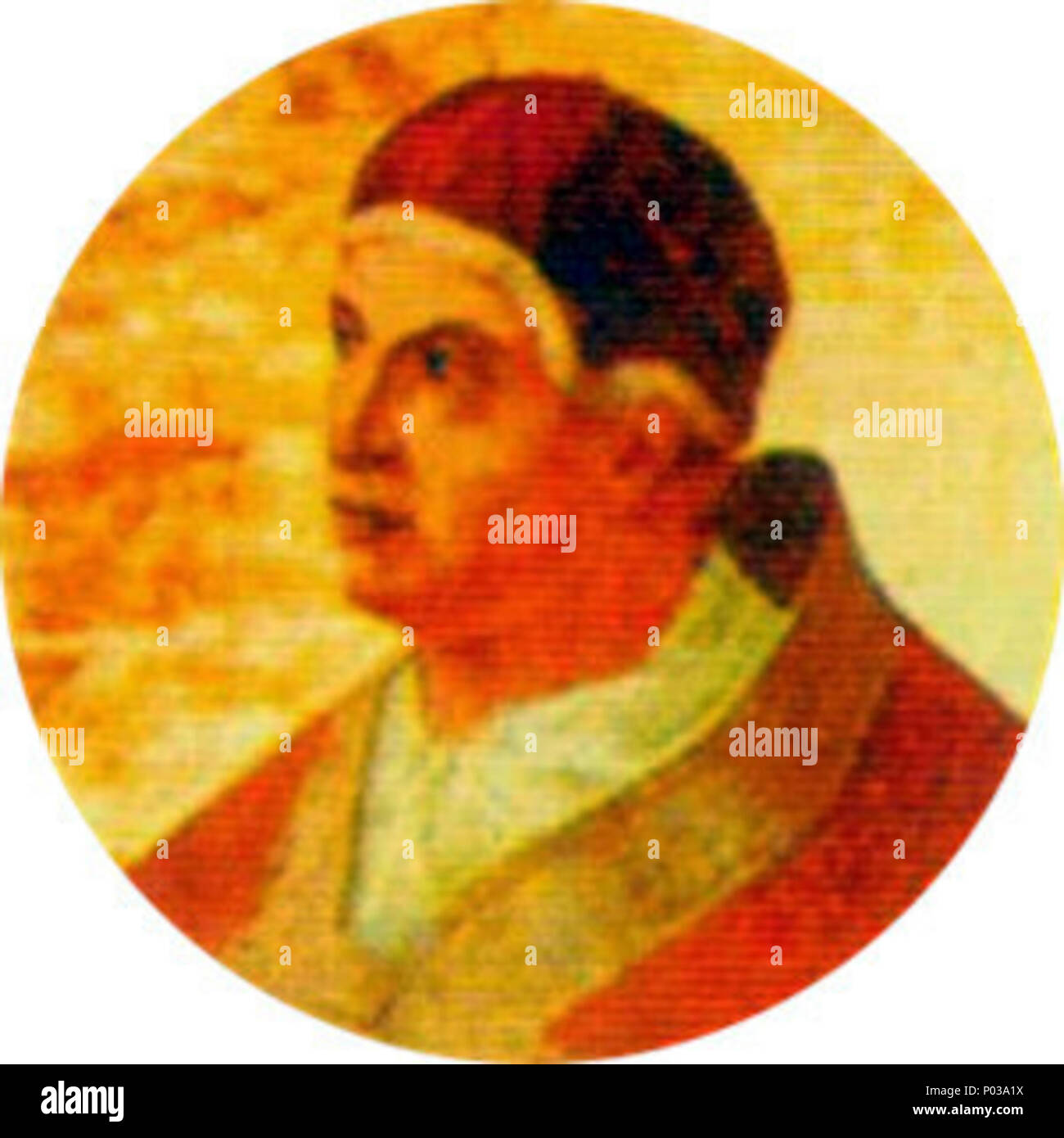 . English: Portait of en:Pope Honorius IV in the en:Basilica of Saint ...