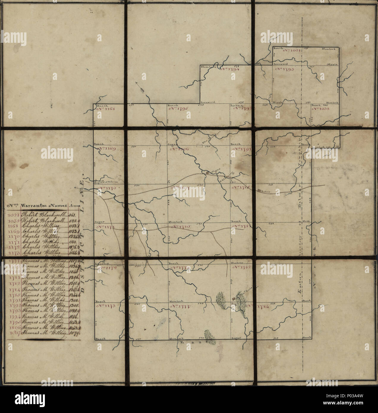 Estate maps hi-res stock photography and images - Alamy