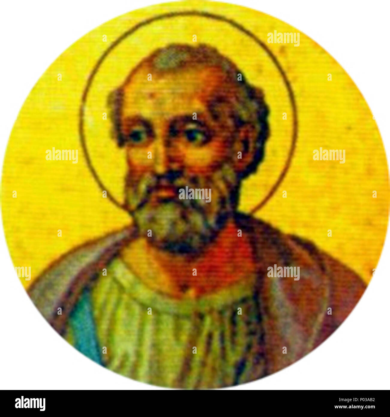 . English: Portait of en:Pope Marcellinus in the en:Basilica of Saint ...