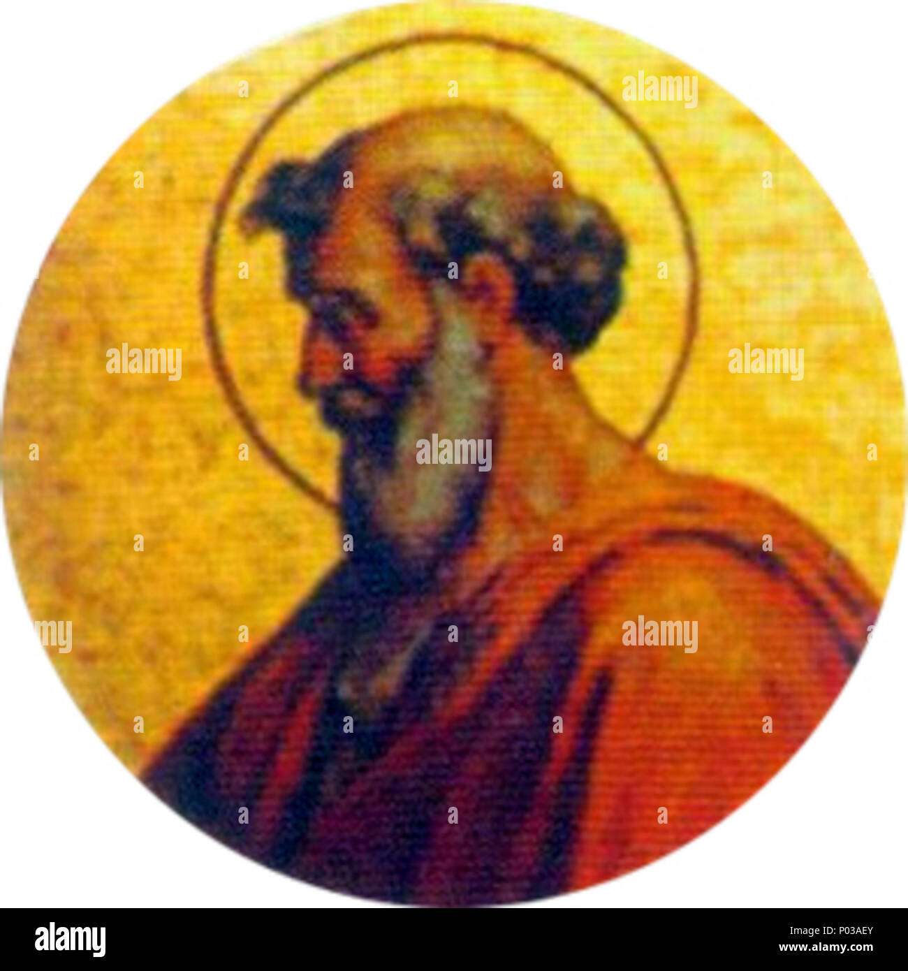 . English: Portait of en:Pope Boniface I in the en:Basilica of Saint ...