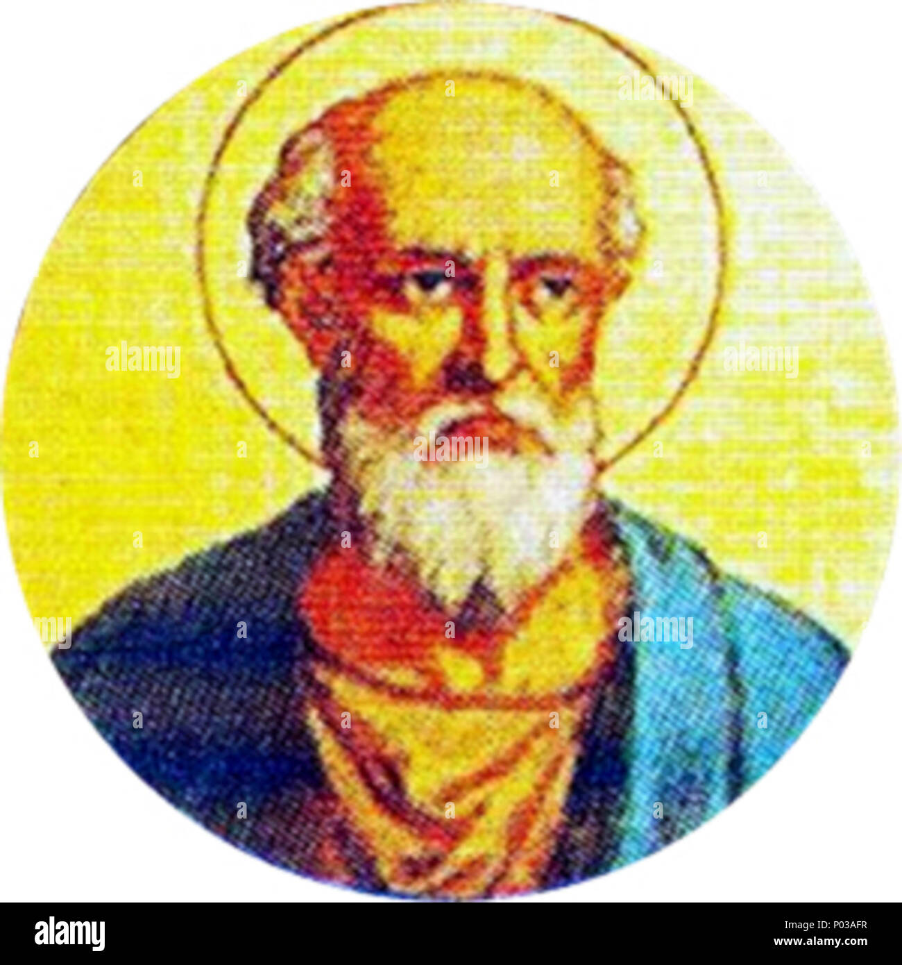 . English: Portrait of Pope Saint Evaristus I in the en:Basilica of ...