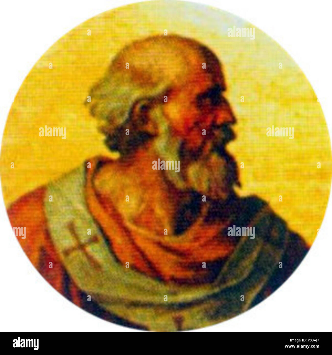 . English: Portait of en:Pope Boniface V in the en:Basilica of Saint ...