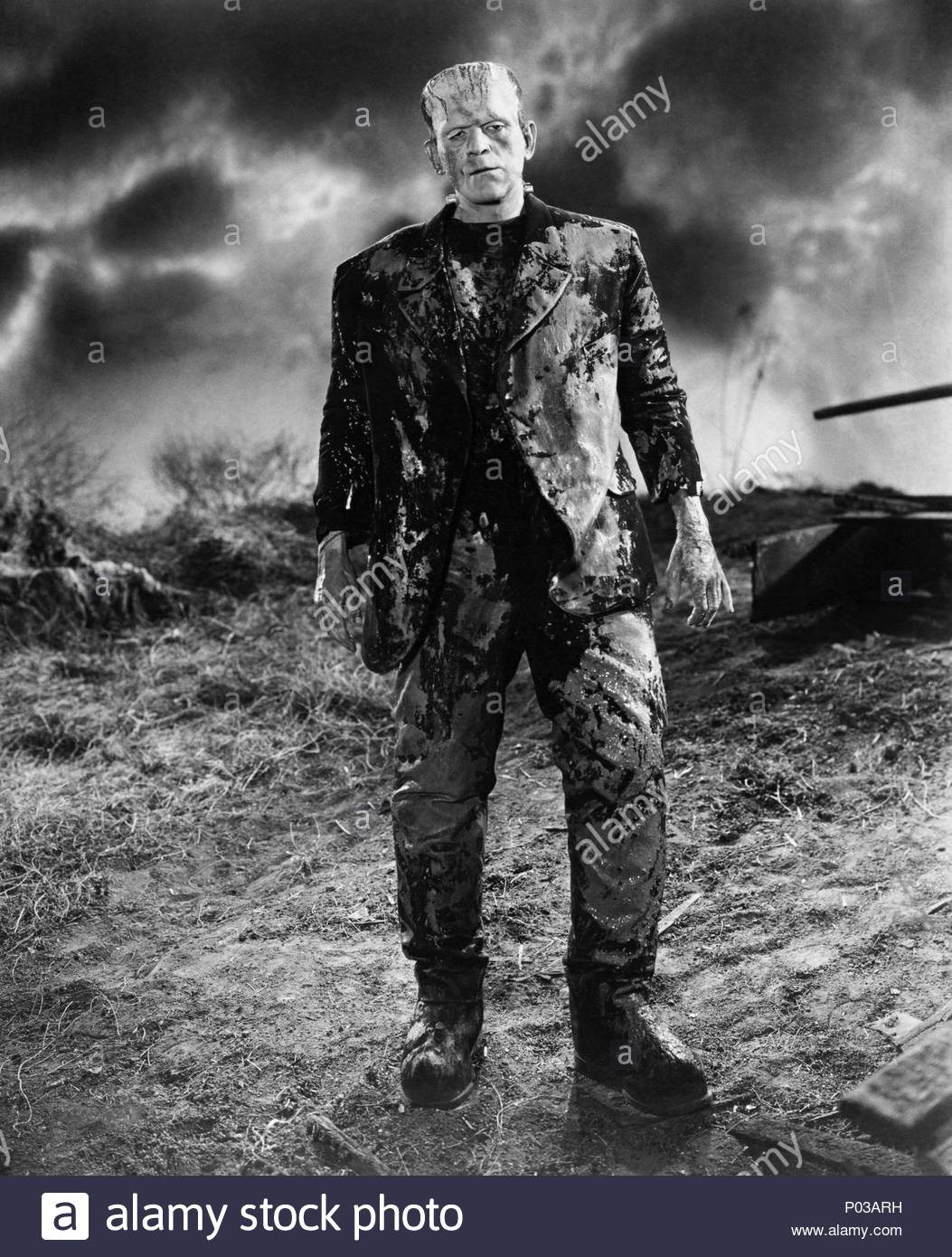 Boris Karloff And Bride Of Frankenstein Stock Photos & Boris Karloff ...