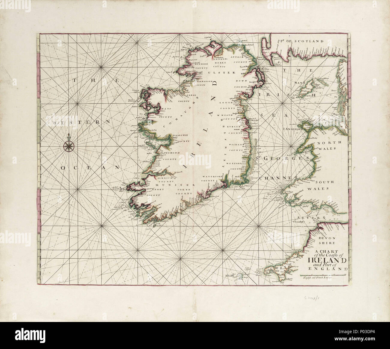 Nautical chart england hi-res stock photography and images - Alamy
