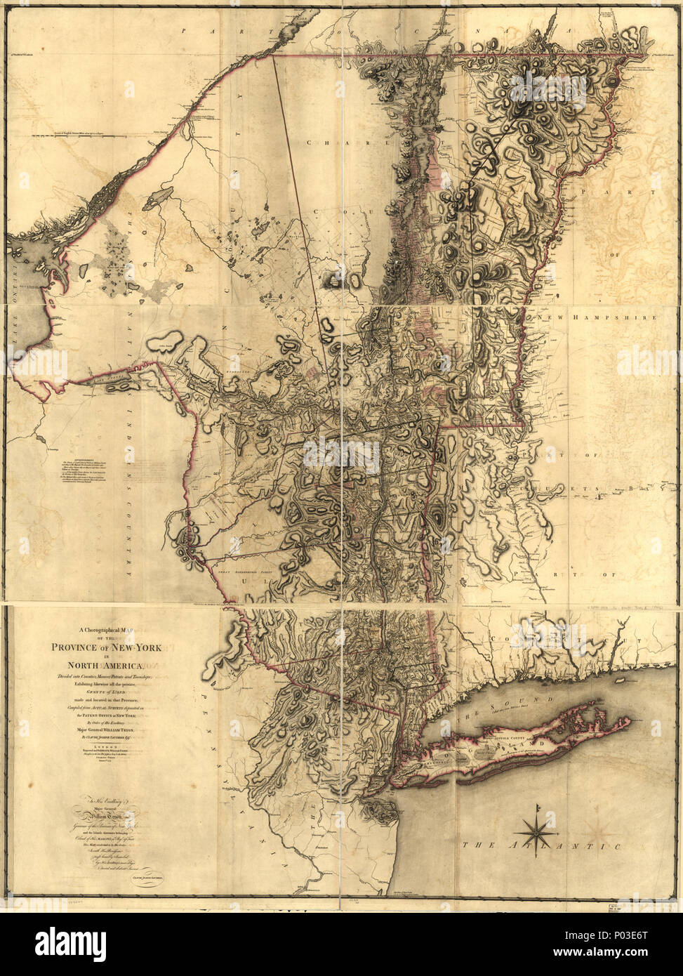 Tryon on a map hi-res stock photography and images - Alamy