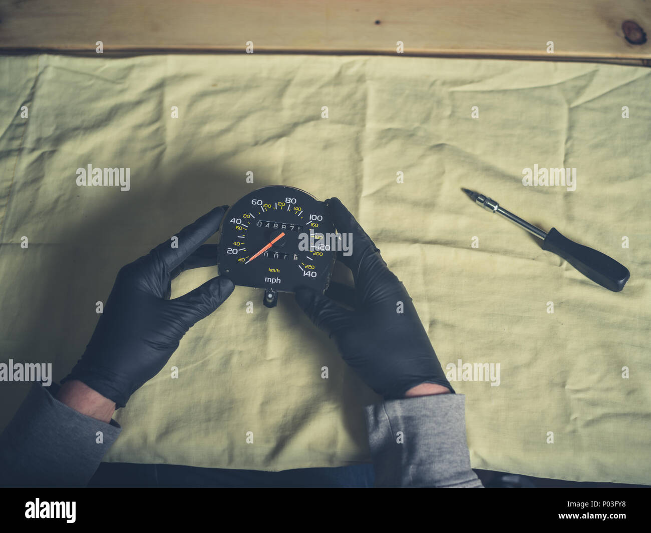 Mechanic dashboard hi-res stock photography and images - Alamy