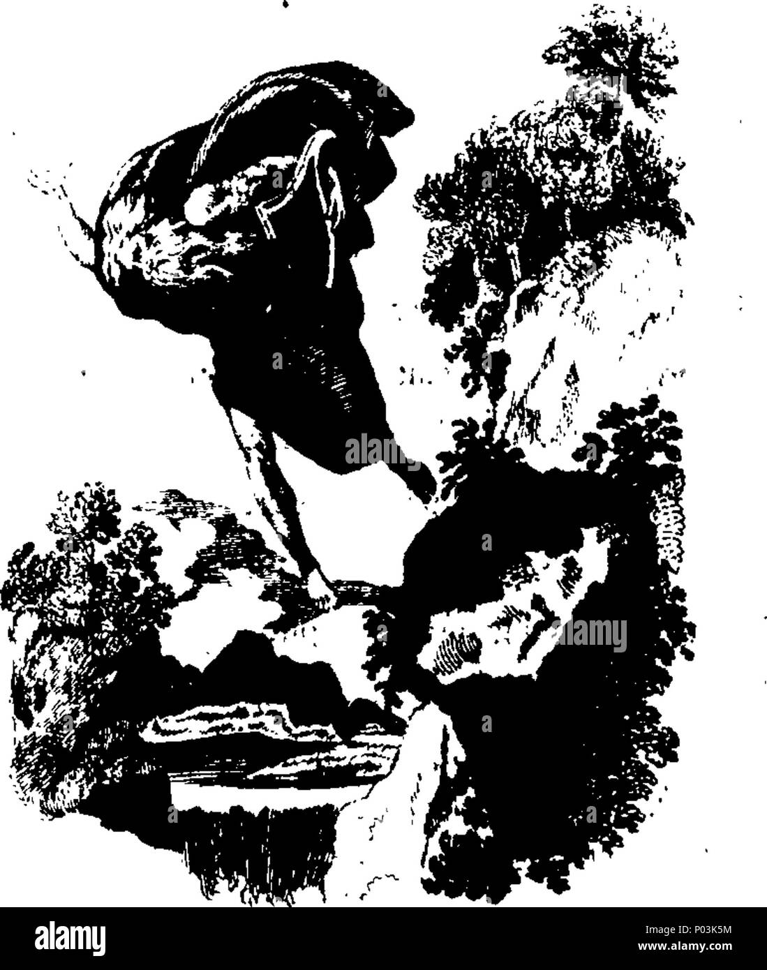 . English: Fleuron from book: A collection of poems in six volumes. By ...