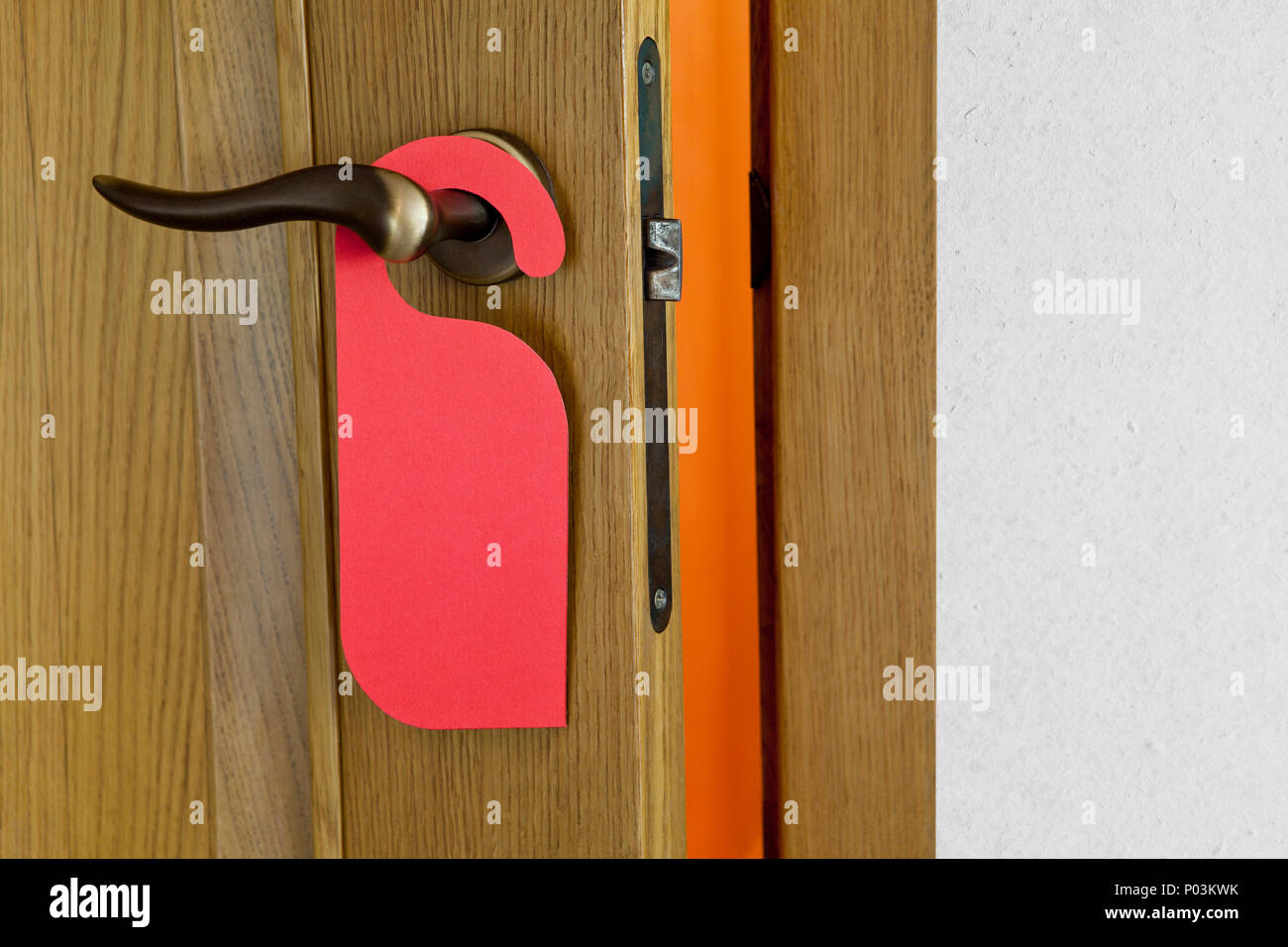 Hotel clothes hanger door hi-res stock photography and images - Alamy