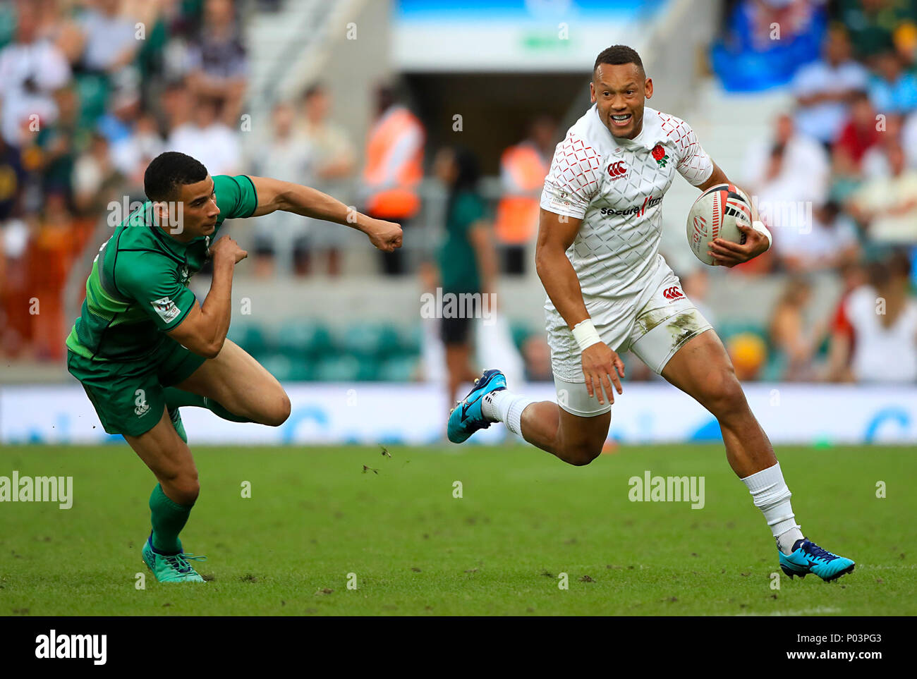 England's Dan Norton (right) in action Stock Photo - Alamy