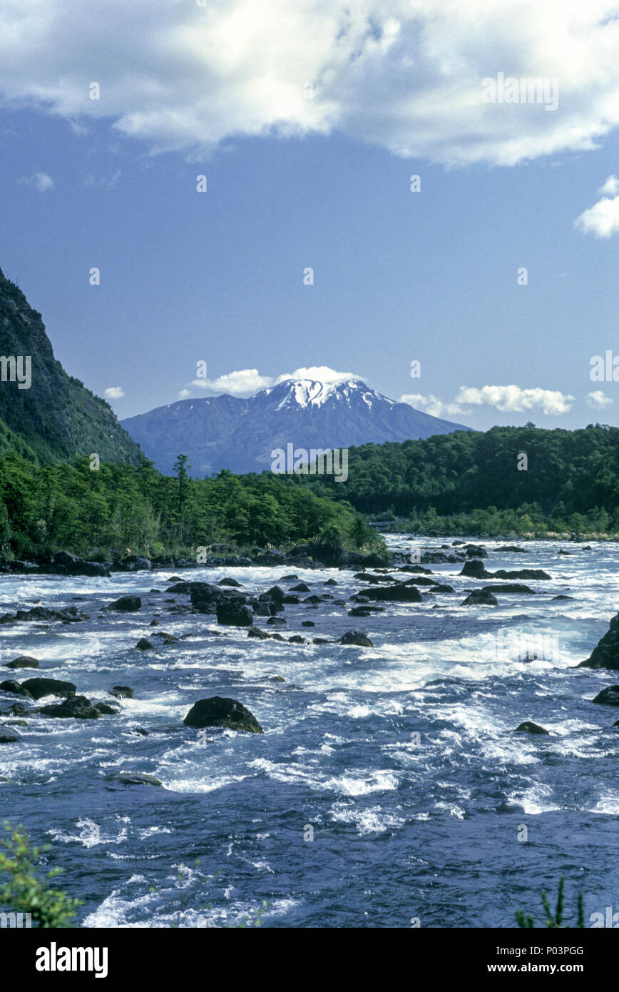 1992 HISTORICAL RIO PETROHUE RIVER PEREZ ROSALES NATIONAL PARK CHILE ...