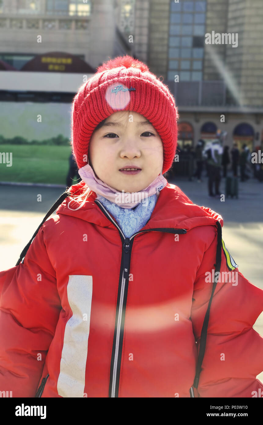 Portrait of cute Chinese girl Stock Photo - Alamy