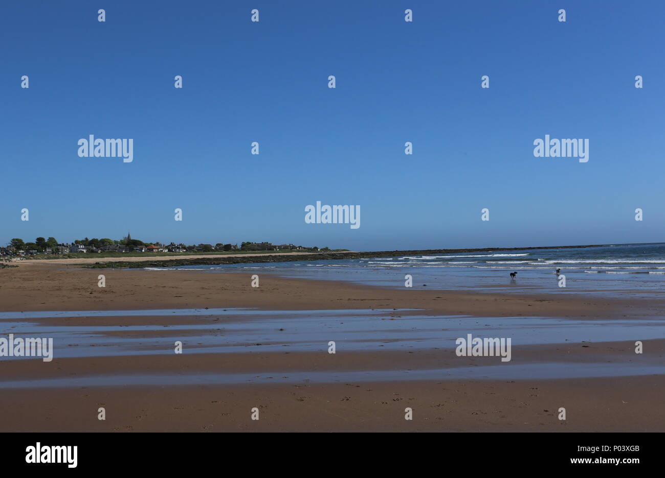 Carnoustie waterfront Angus Scotland June 2018 Stock Photo - Alamy