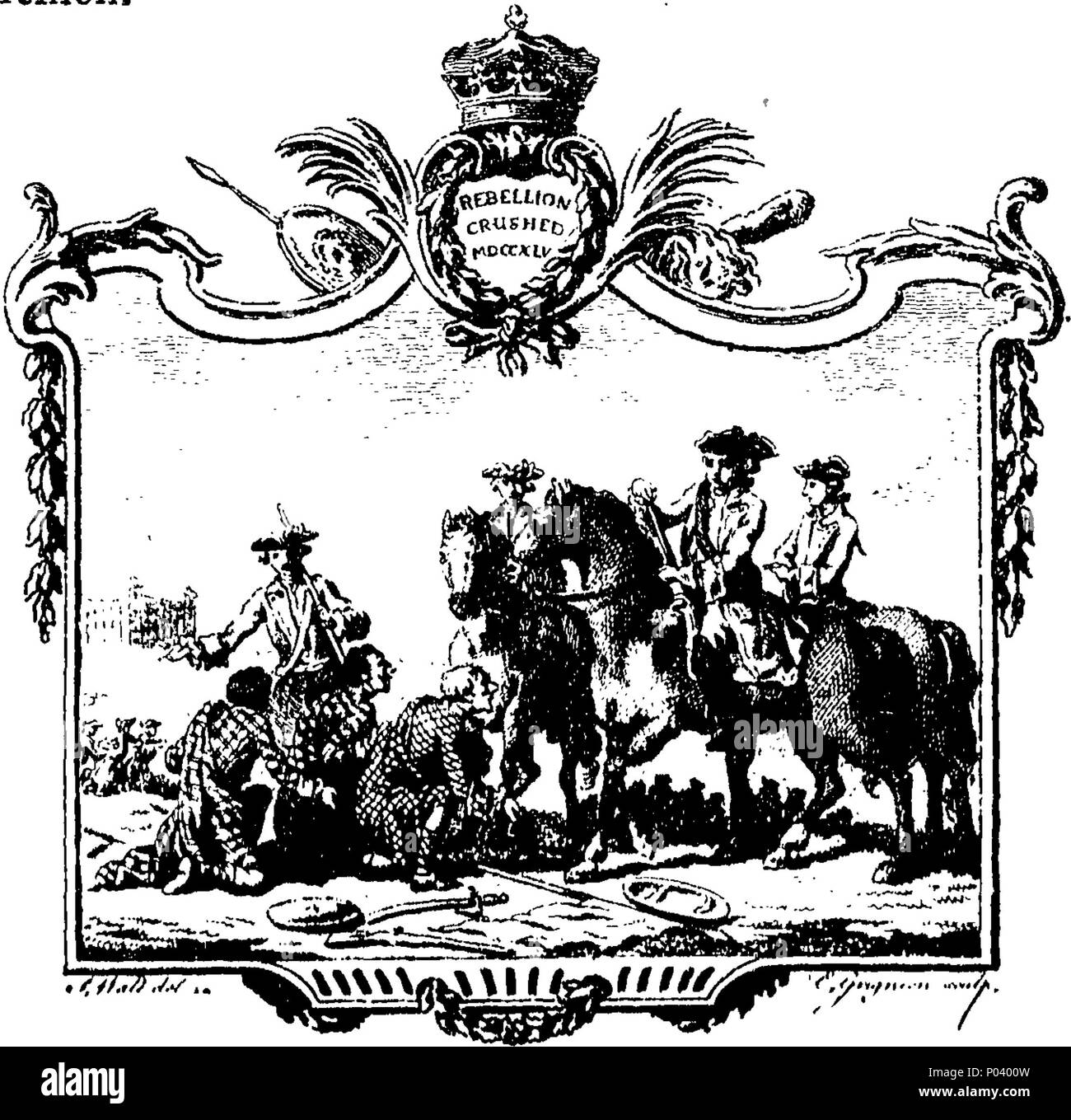 . English: Fleuron from book: A complete history of English peerage ...