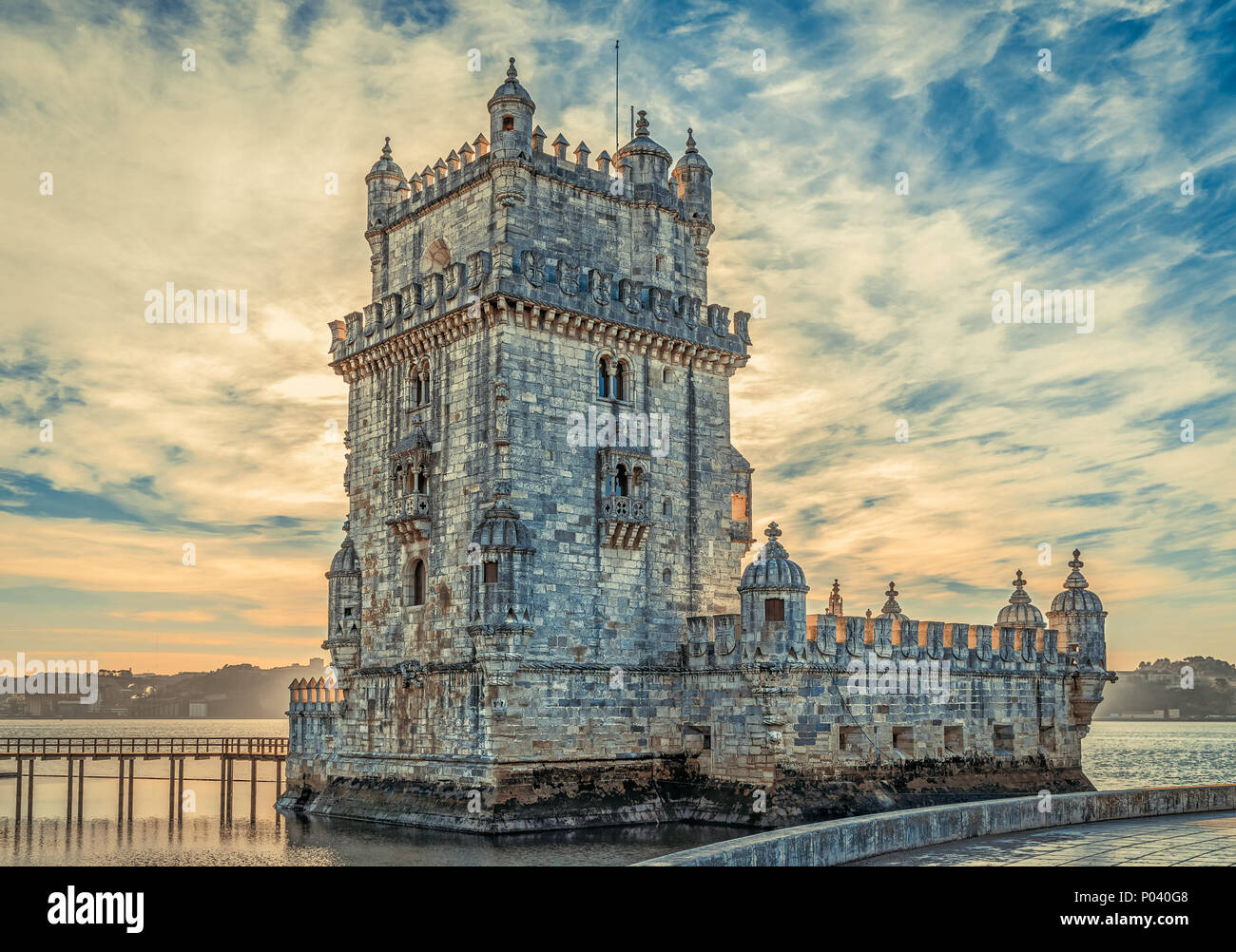 Tower of Belem (Torre de Belem), Lisbon, Portugal Stock Photo - Alamy