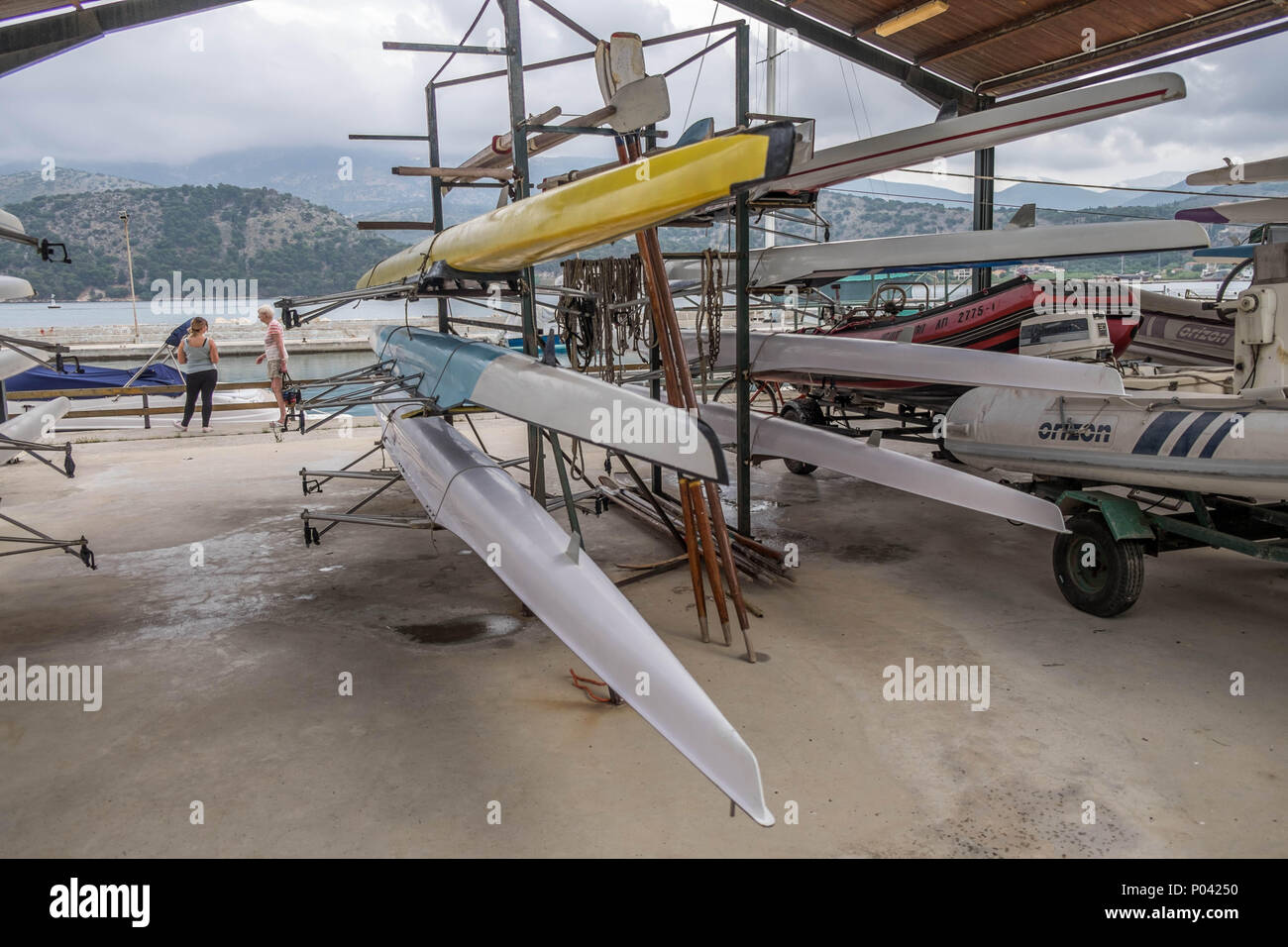 Sleek row boats hi-res stock photography and images - Alamy