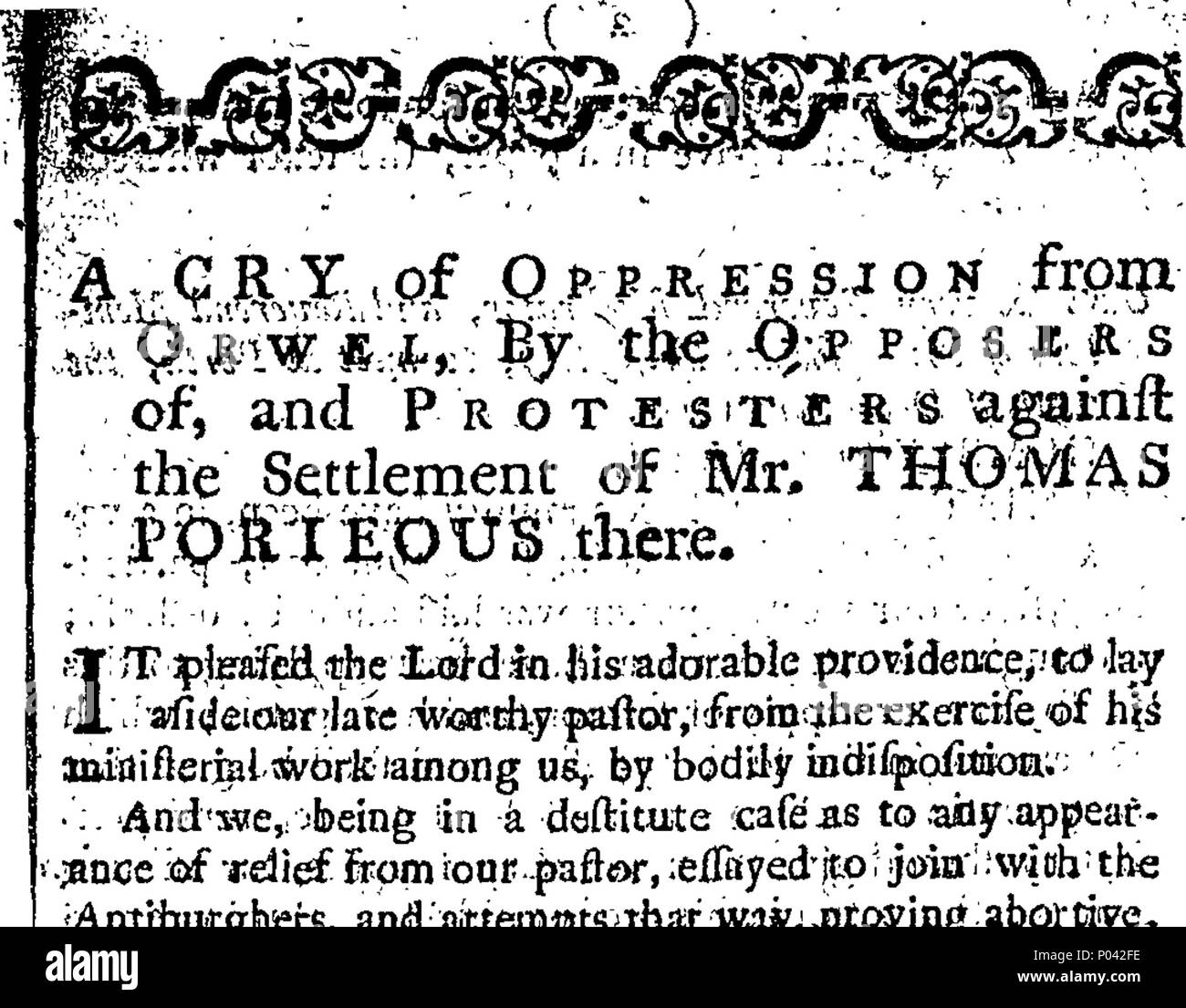 Thomas porteous hi-res stock photography and images - Alamy