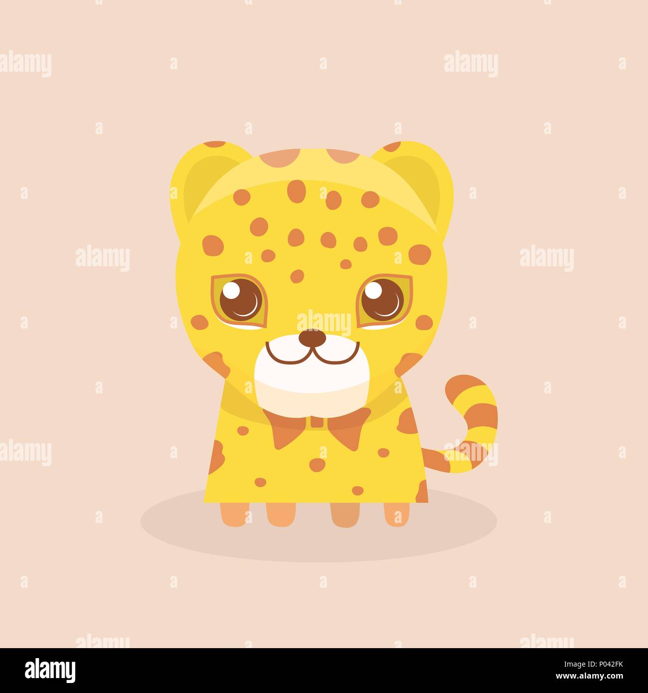 Cartoon cheetah vector vectors hi-res stock photography and images - Alamy
