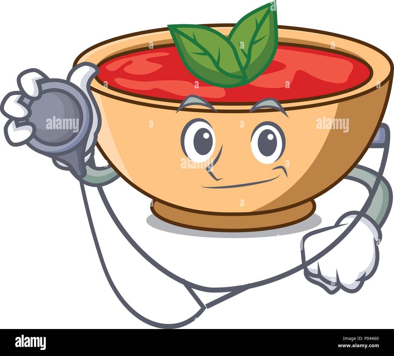 Doctor tomato soup character cartoon Stock Vector Image & Art - Alamy