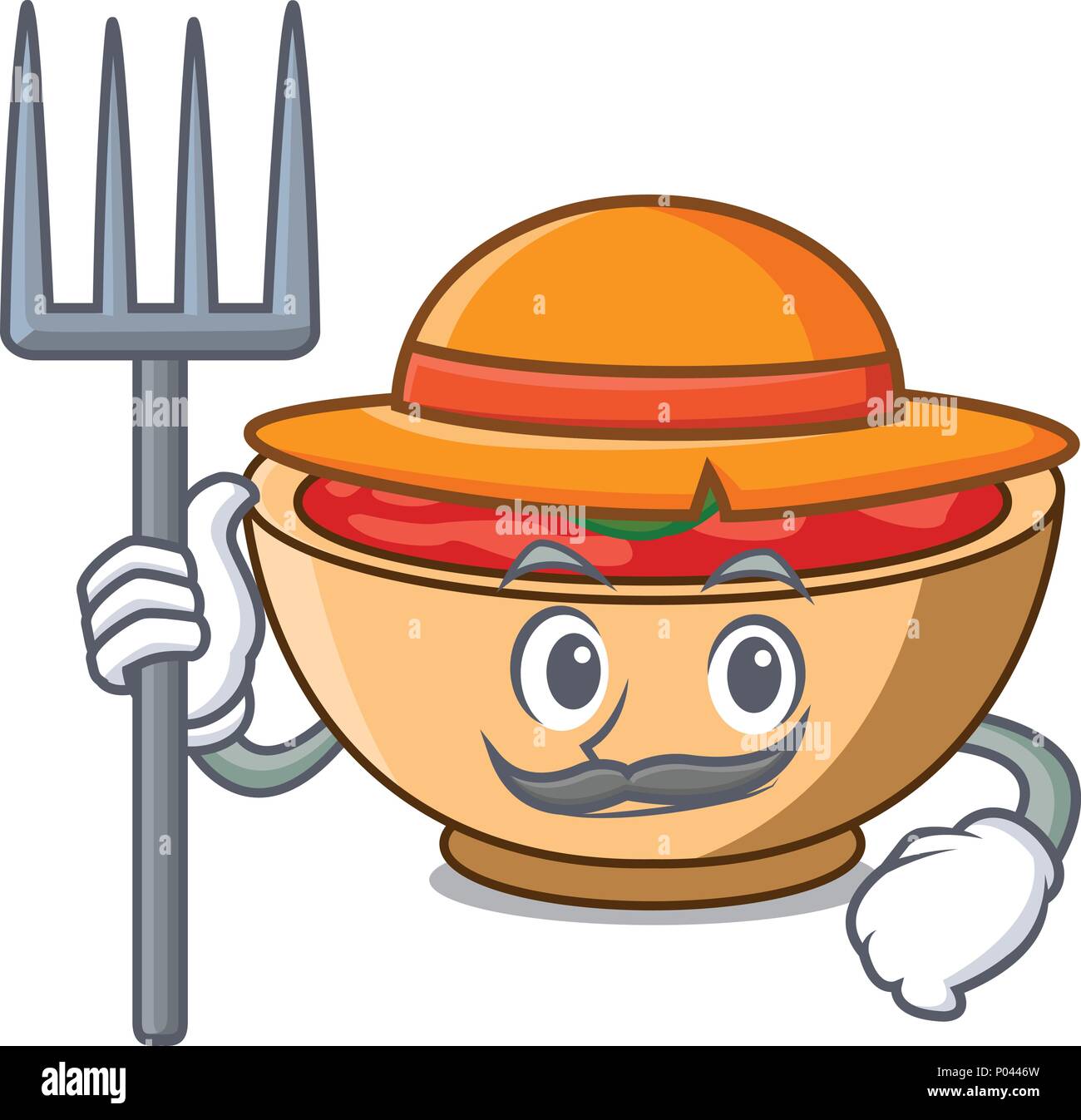 Gazpacho tomato soup in Stock Vector Images - Alamy