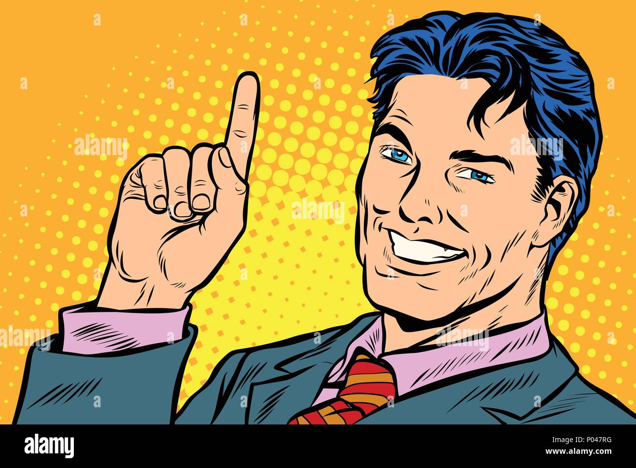 Pointing up Stock Vector Images - Alamy