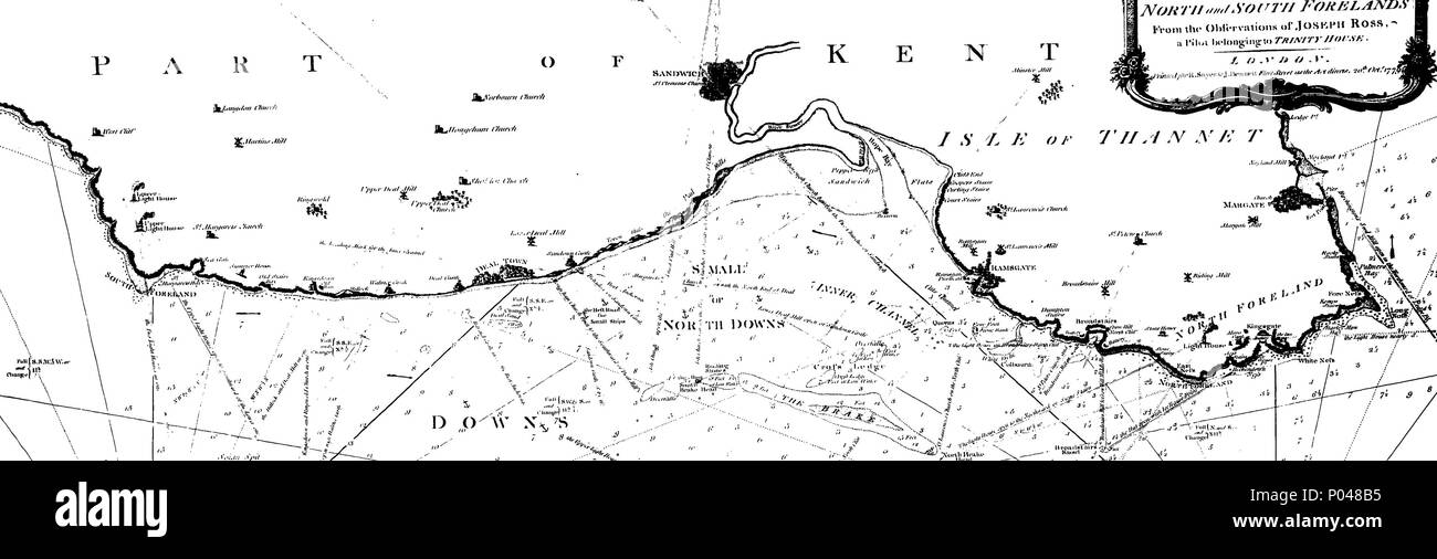 Mouth of thames estuary Black and White Stock Photos & Images - Alamy