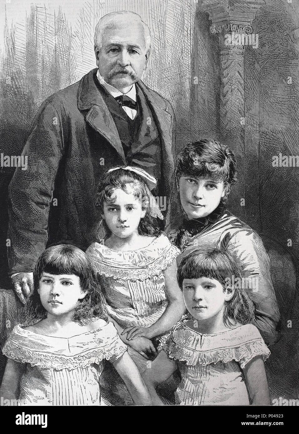The Proposed Panama Canal Count Ferdinand De Lesseps And His Family