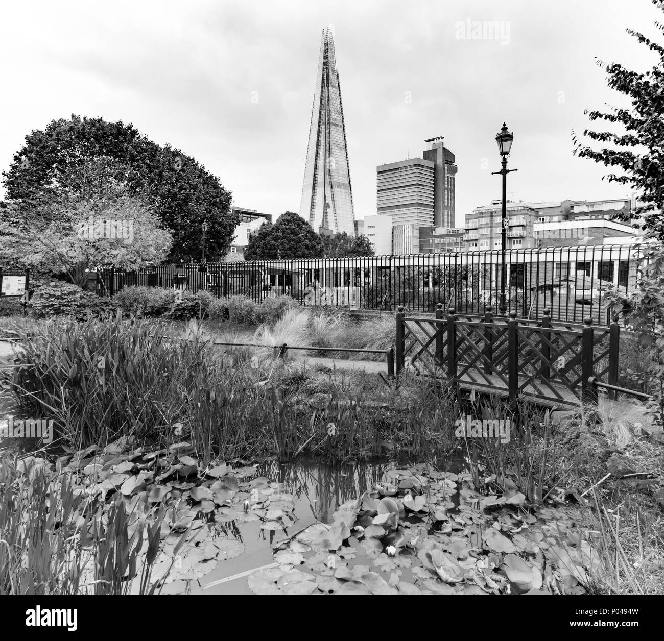 Unusual view shard Black and White Stock Photos & Images - Alamy