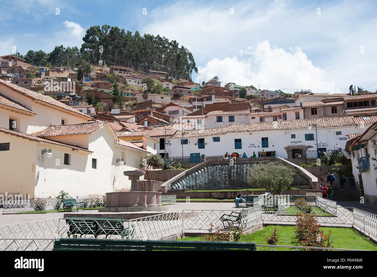 Residential area of Cusco Peru South America with its beautiful ...