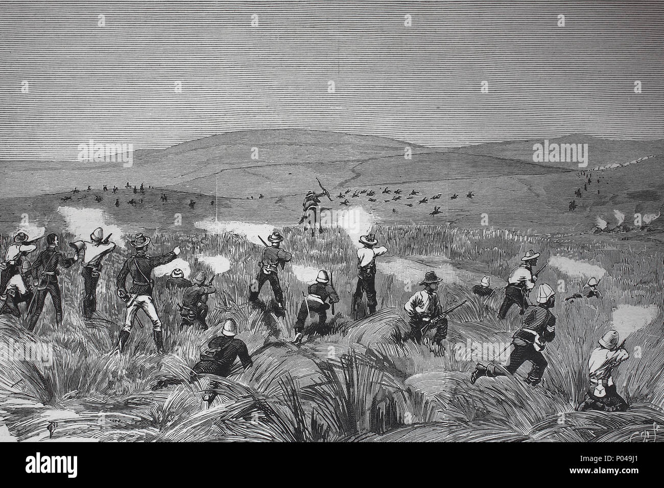 the revolt in the Transvaal, skirmishing near Standerton, The First ...