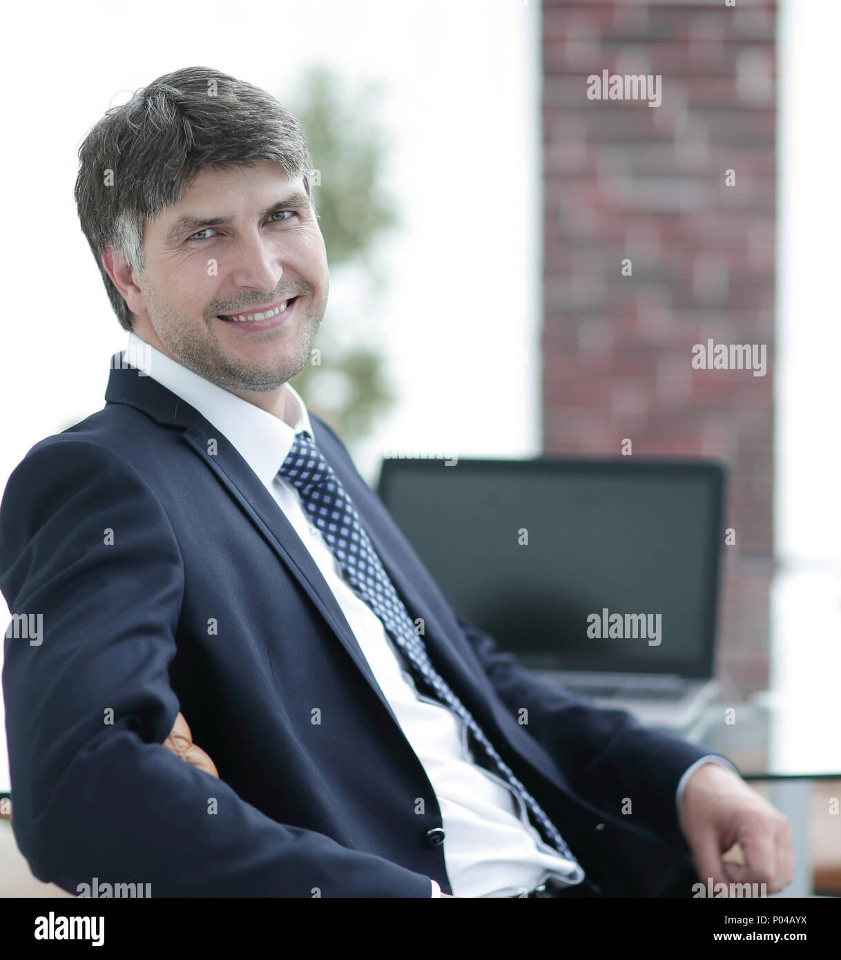 Senior manager sitting at the desk Stock Photo - Alamy Senior manager sitting at the desk Stock Photo - Alamy