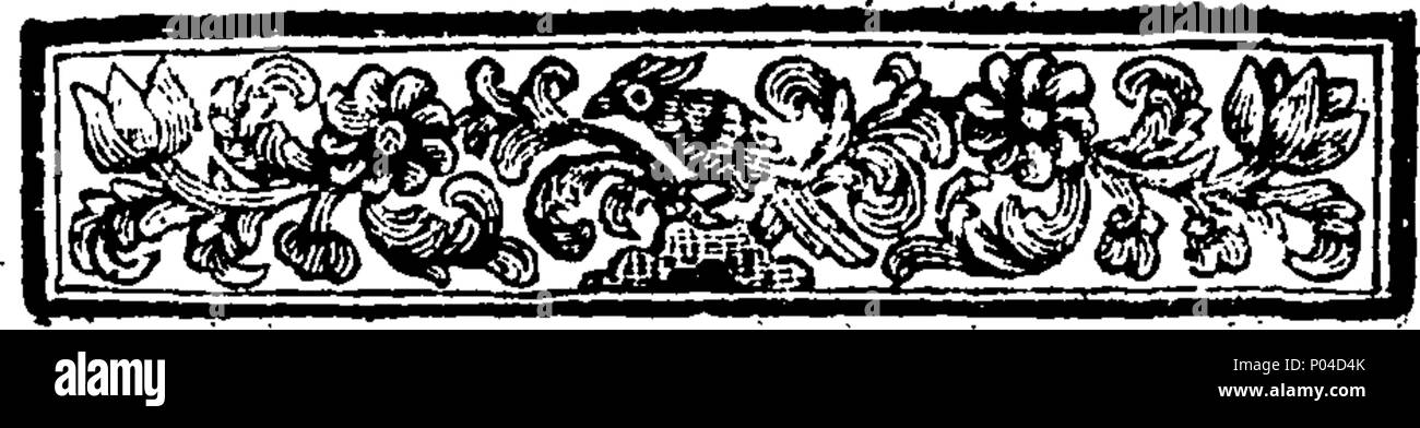 . English: Fleuron from book: A description of the new-invented table ...