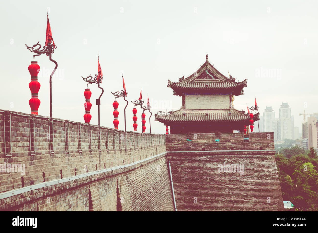 South Gate of Xian City Wall ,one of the oldest and best preserved Chinese city walls April 16 ...